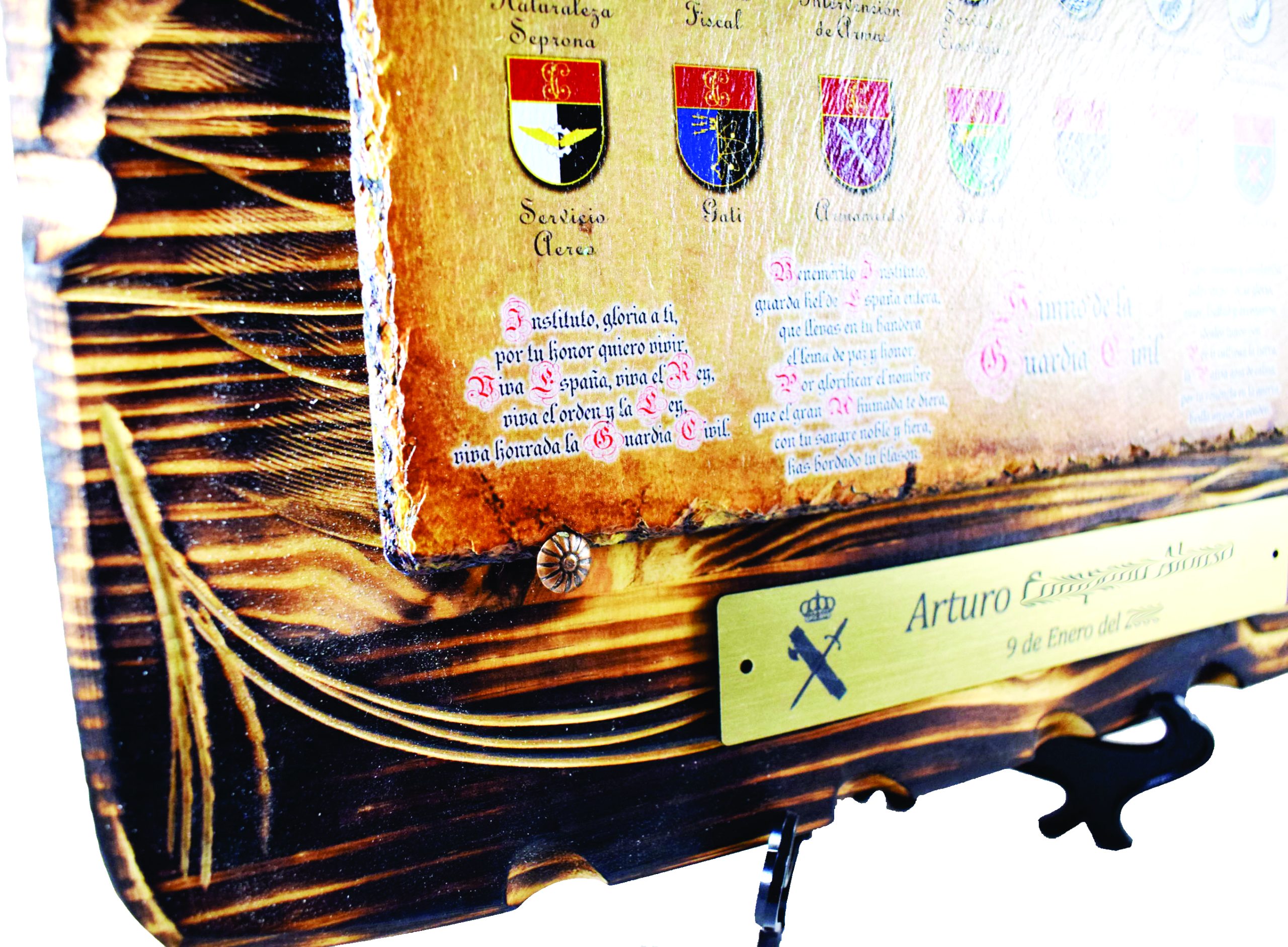 Placa Especialidades - Area Policial